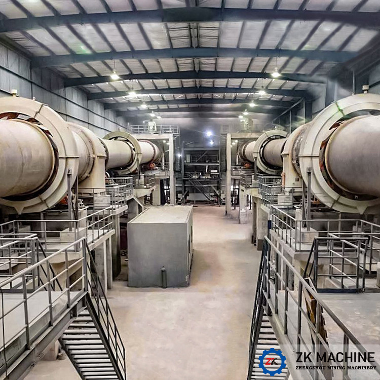 Ceramsite Rotary Kiln Construction Light Expanded Clay Aggregate LECA เครื่องจักร